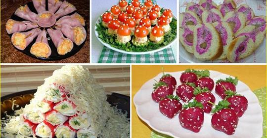 Aperitive simple și neobișnuite care îți vor înfrumuseța masa de Revelion