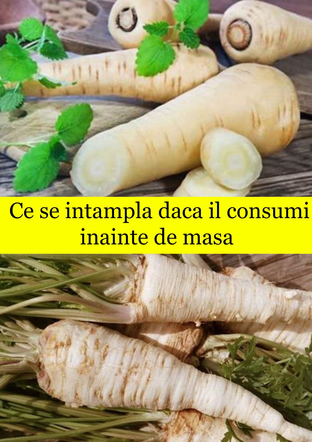 Uimitor! Ce se intampla daca consumati pastarnac inainte de masa