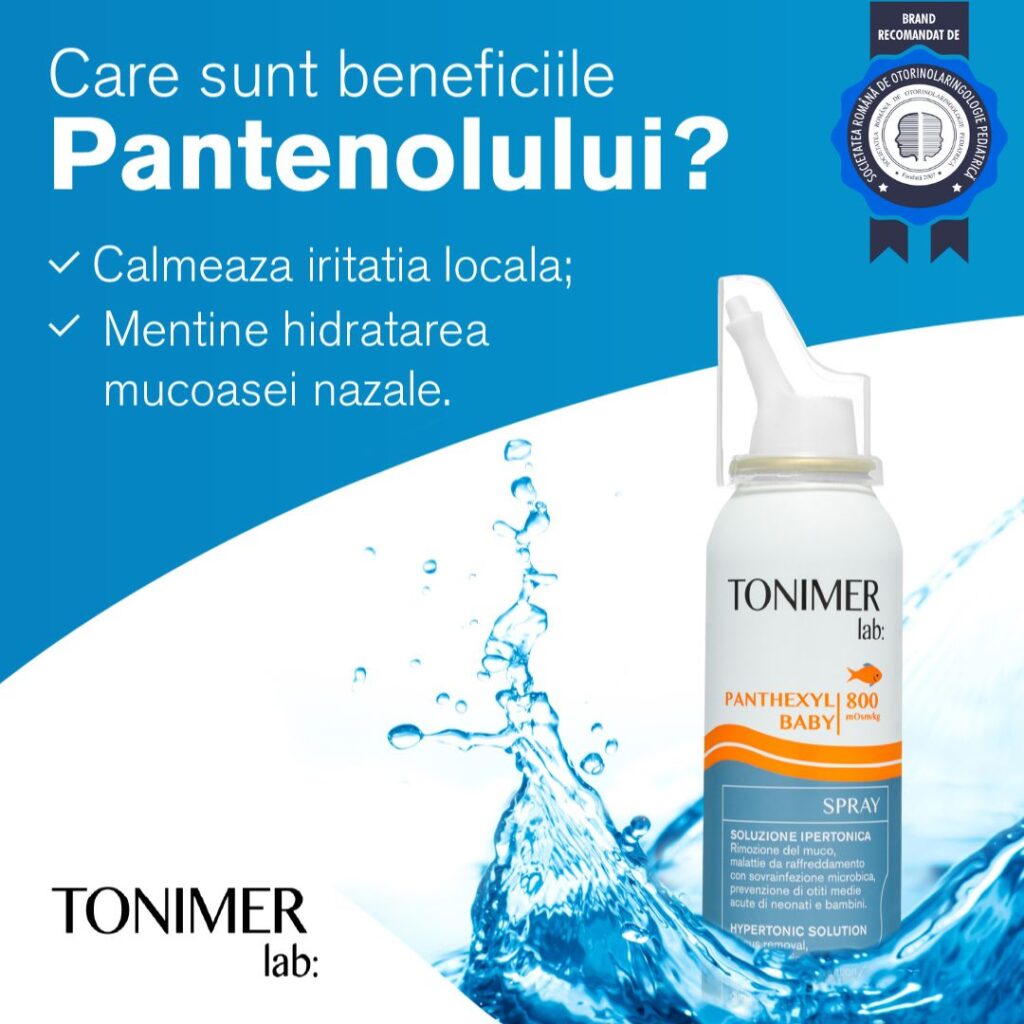 Spray nazal copii: de ce merită să alegi soluțiile oferite de Tonimer?